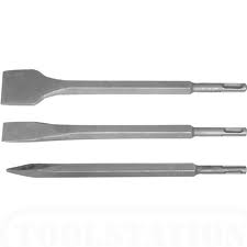 SDS Chisel Bit Set : Strut Accessories, Concrete Abrasives, Bits ...