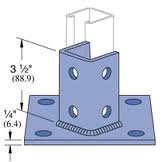 Strut Base Plates : Strut Accessories, Concrete Abrasives, Bits ...